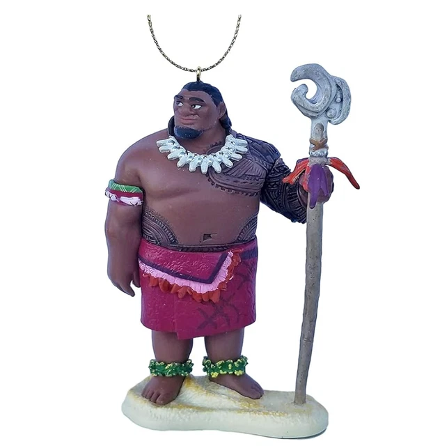DISNEY MOANA DAD Father Chief Tui PVC Figure Ornament Father’s Day ...
