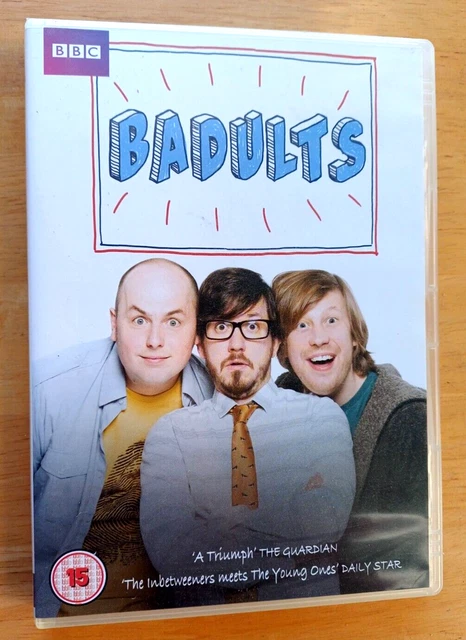 BADULTS COMPLETE BBC comedy series. Ben Clark. region 2 uk DVD - LIKE ...
