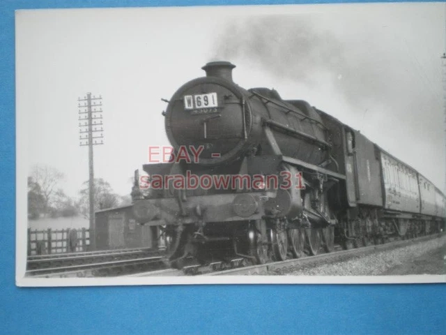 PHOTO LMS Stanier Black Five 4-6-0 Loco 45073 £2.00 - PicClick UK