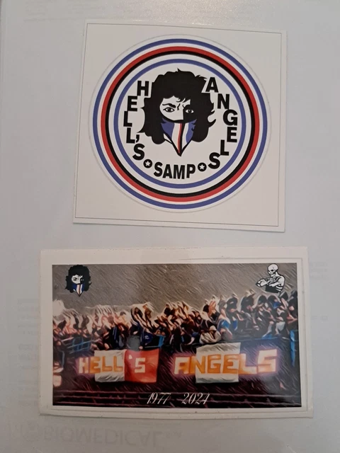ADESIVO STICKER ULTRAS SAMPDORIA Hell's Angels Ultras Tito UTC SAMP EUR ...