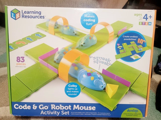 CODE & GO Robot Mouse Activity Set, 83 Pieces, Ages 4+, STEM Learning ...
