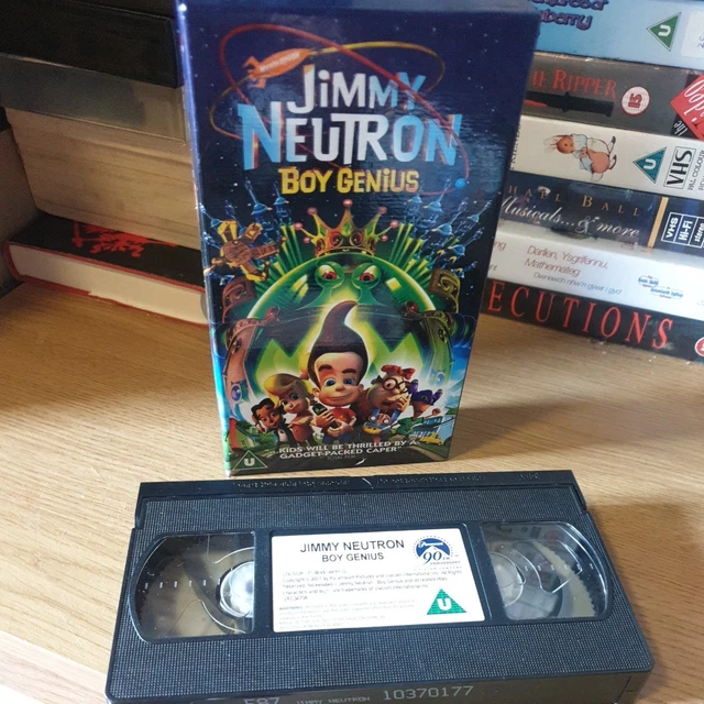 JIMMY NEUTRON BOY Genius VHS Video Cassette Tape Cardboard Case £2.77 ...