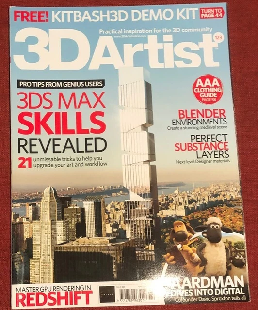 3D ARTIST MAGAZINE ISSUE 123 PRACTICAL INSPIRATION FOR THE 3D COMMUNITY ...