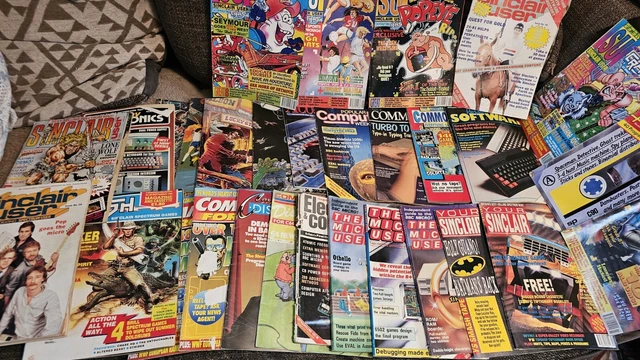 COMMODORE-BBC-SPECTRUM LOT OF 30 Vintage Magazines £26.00 - PicClick UK