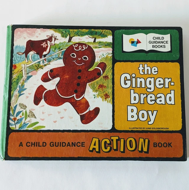 VINTAGE BOOK THE gingerbread boy child action book £5.54 - PicClick UK