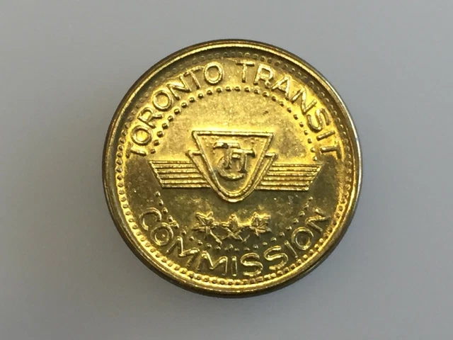 VINTAGE TORONTO TRANSIT COMMISSION Ontario CANADA TTC brass transit ...