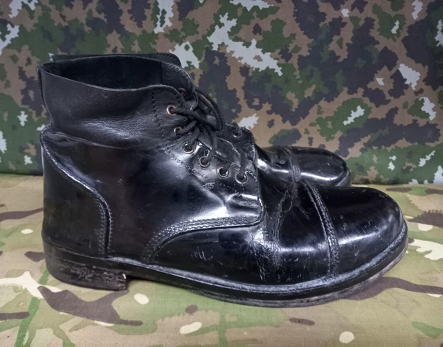 BRITISH ARMY MILITARY Surplus Drill Parade Dress Combat Tapped Boots ...