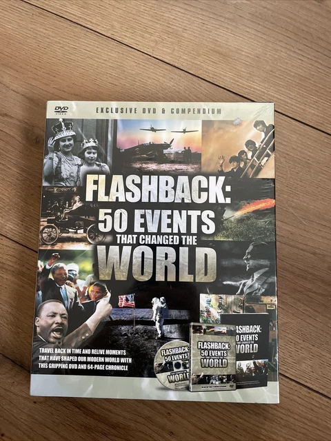 FLASHBACK 50 EVENTS That Changed The World Dvd Beatles King Queen New ...