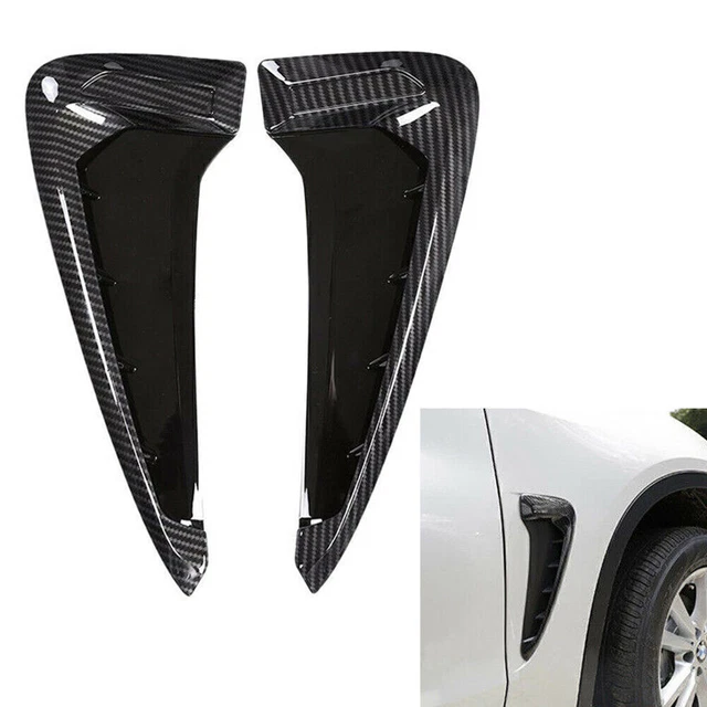 SIDE FENDER MARKER Air wing Vent Trim M Cover Carbon Fit BMW 2014-up ...