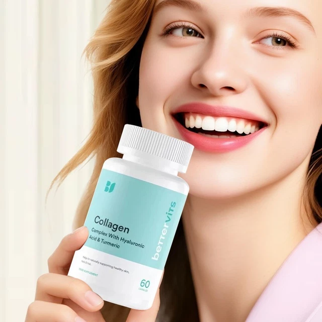 2BOTTLES BETTERVITS COLLAGEN Complex Capsules with Hyaluronic Acid ...