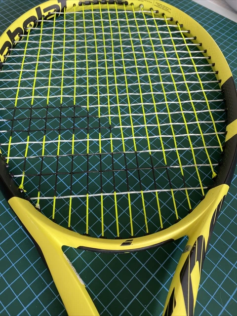 BABOLAT PURE AERO Team Tennis Racket (Yellow-Black) G2 new Babolat grip ...