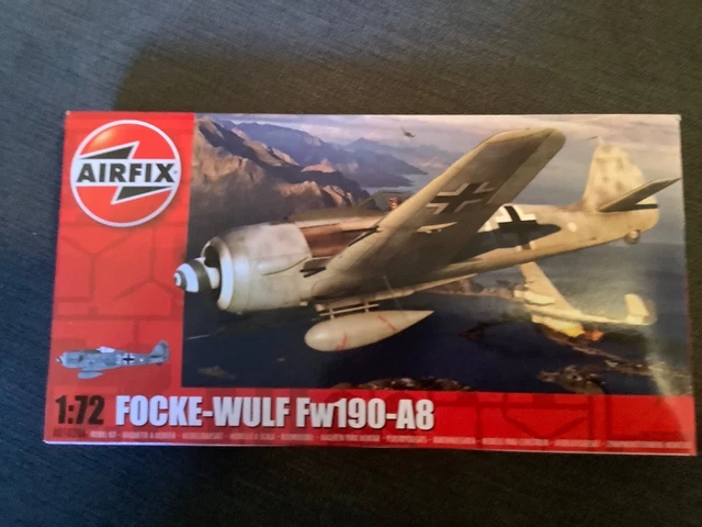 AIRFIX FOCKE WULF FW190-A8 1:72 Scale Model Kit New Sealed A01020A £9. ...