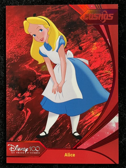 2023 KAKAWOW COSMOS Disney 100 All-Star Alice Cosmos rouge /75 EUR 19 ...