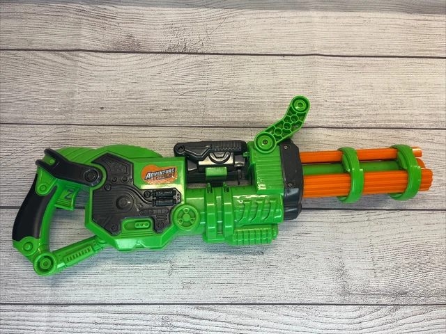 ADVENTURE FORCE MOTORIZED Gatling Machine Gun Rapid Fire Dart Blaster ...