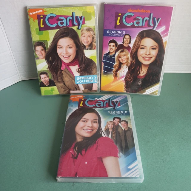 ICARLY SAISONS MIXTES : S1 (Vol 2) S2 (Vol 1 & 2) DVD Nickelodeon Kids ...