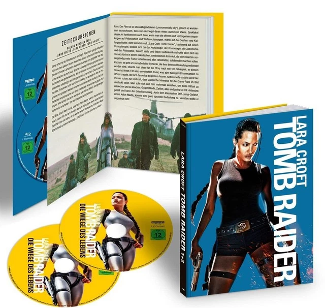 LARA CROFT: TOMB Raider 1+2 Lim. Mediabook UHD-Box - LEONINE - (Ultra HD Blu-r EUR 59,29 ...