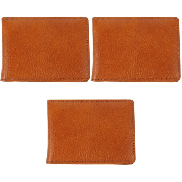 3 COUNT ID Folder Travel Driver's License Card Bag Zipper Document £18. ...