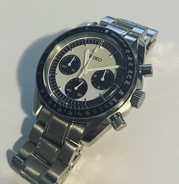 &PANDA SPEEDMASTER MOD& Custom Seiko Mod Watch -VK63 Movement Mod ...