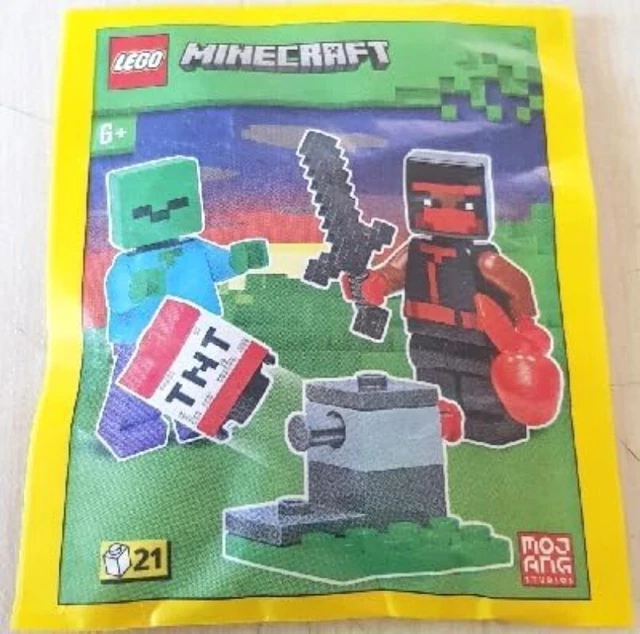 LEGO MINECRAFT : Ninja Avec Zombie Et tnt Lanceur Pack Combo - 6+ EUR ...