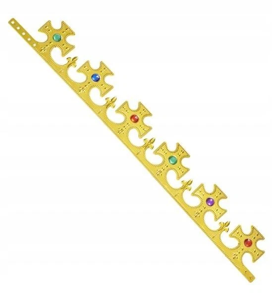 GOLD KING CROWN for Adults - Fancy Dress Accessory £29.99 - PicClick UK