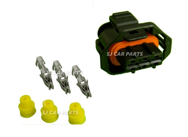 3 PIN WAY Diesel Injector Plug Connector Kit For Bosch Common Rail ...
