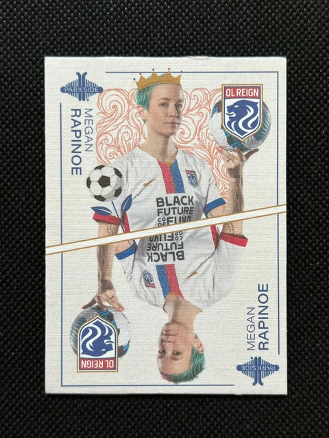 MEGAN RAPINOE 2022 Parkside NWSL Paramount ORIGINAL 21 Card #8 OL REIGN ...