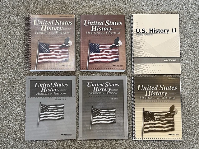 ABEKA 11TH GRADE US History Heritage of Freedom Textbook Teacher ...