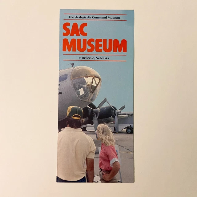 VINTAGE THE STRATEGIC Air Command Museum Sac Museum Nebraska Brochure ...