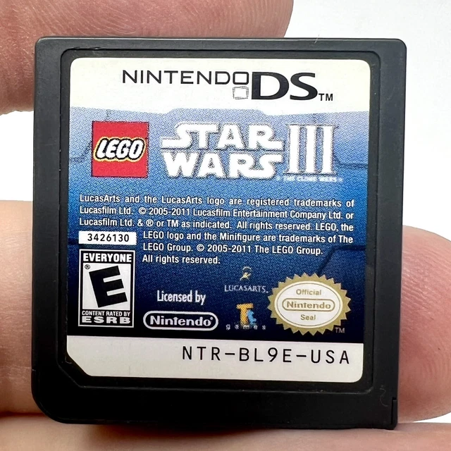 CARTOUCHE LEGO STAR Wars III (Nintendo DS, 2001) uniquement - testée ...