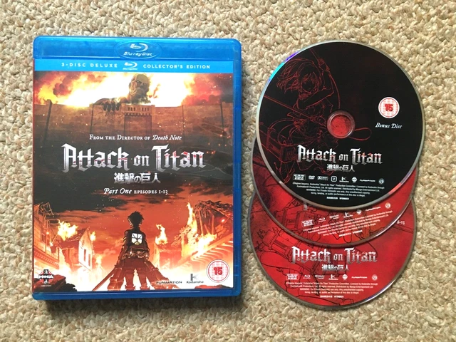 BLU RAY ATTACK On Titan: Season One Part One Collector's Edition MINT DISCS £12.15 - PicClick UK
