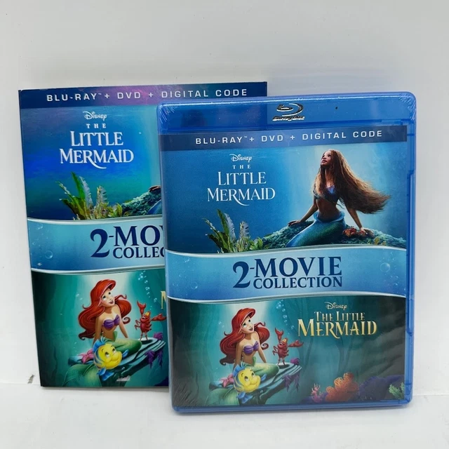THE LITTLE MERMAID 2-Movie Collection (2 Blu-ray + 2 DVD + Digital Code ...
