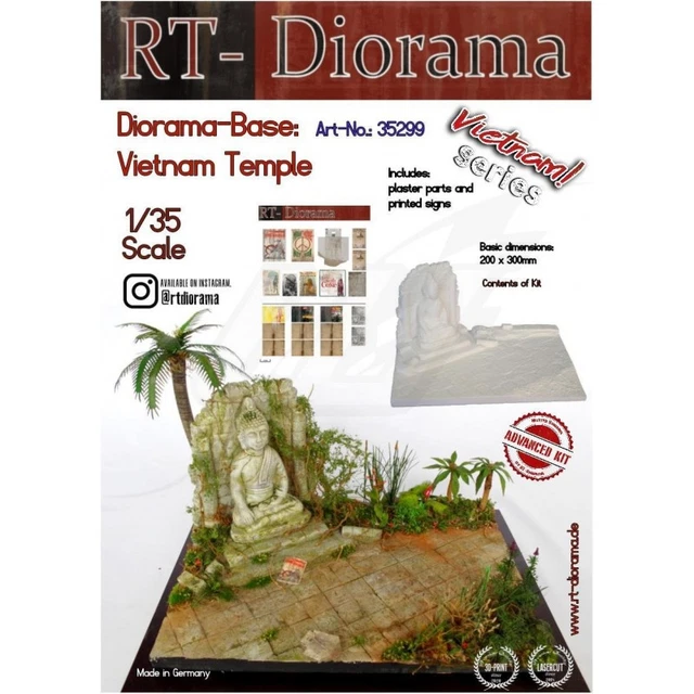 [FR] RT-DIORAMA 1/35 Diorama-Base: Vietnam Temple [Standard ...