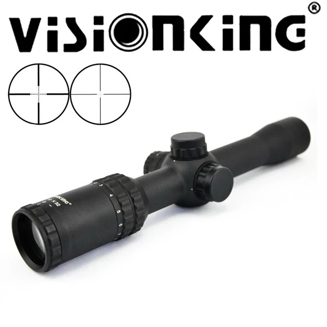 VISIONKING 2-10X32 FFP Rifle scope First Focal Plane Mil dot Hunting ...