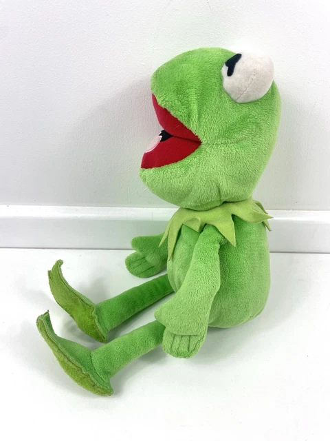 KERMIT THE FROG Posh Paws Muppets Show Disney Soft Toy 30cm Long Funny ...