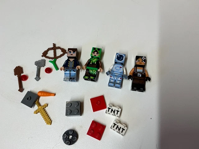 LEGO MINECRAFT SKIN Pack Minifigures 2 from each pack £5.43 - PicClick UK