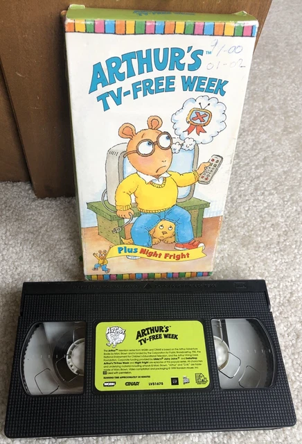 PBS KIDS ARTHUR‘S TV Free Week VHS Night Fright Binky DW Cartoon TV ...