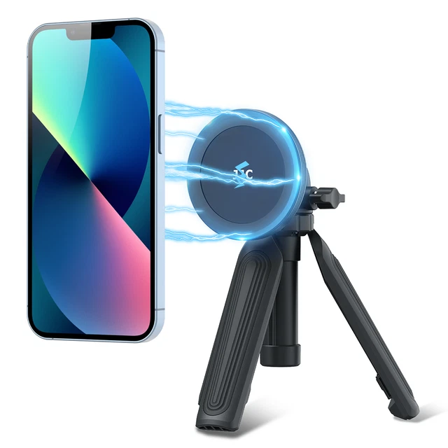 MAGSAFE MAGNETIC MOUNT Holder Adapter 1/4"-20 Mini Tripod Fr iphone 12 ...