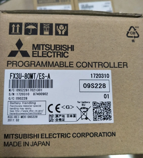 ONE MITSUBISHI FX3U-80MT/ES-A Programmable Logic Controller New Fast ...