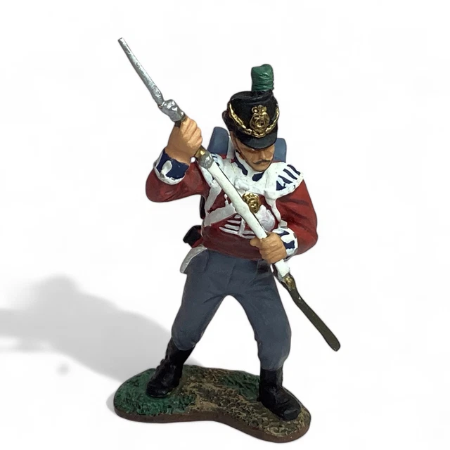 BRITAINS NAPOLEONIC FOOT Guards Soldier Attacking With Musket 56mm ...