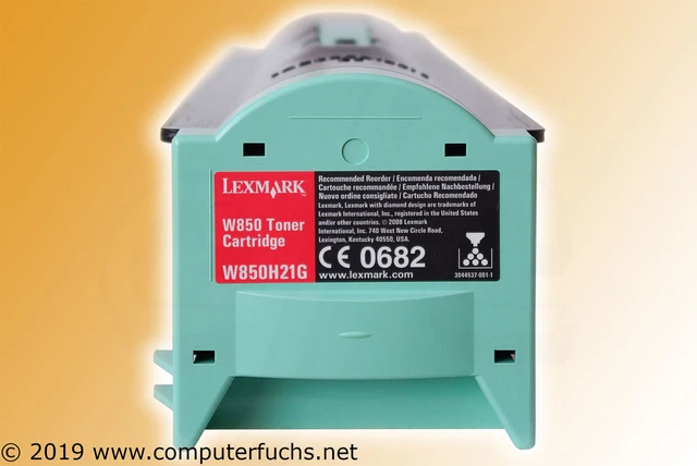 LEXMARK TONER FÜR W850 Serie gebraucht ca 80% Füllstand W850H21G ° EUR ...