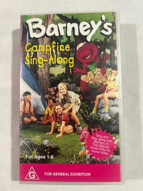 BARNEY'S CAMPFIRE SING- Along VHS Video Cassette £15.28 - PicClick UK