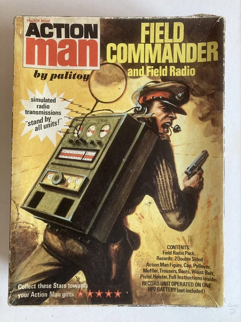 VINTAGE ORIGINAL PALITOY Action Man Boxed Field Commander With ...