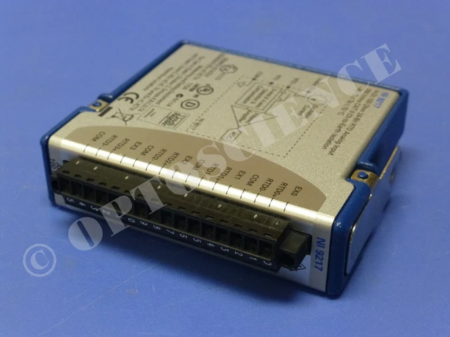 NATIONAL INSTRUMENTS NI 9217 cDAQ Temperature / RTD Input Module £232. ...