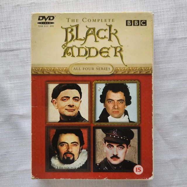 THE COMPLETE BLACK Adder - All Four Series (DVD, 1983) AUS PAL - Rowan ...