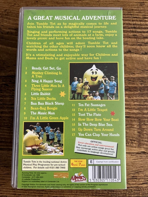 TUMBLE TOTS: ACTION Song Adventure (VHS, 1998) £9.99 - PicClick UK