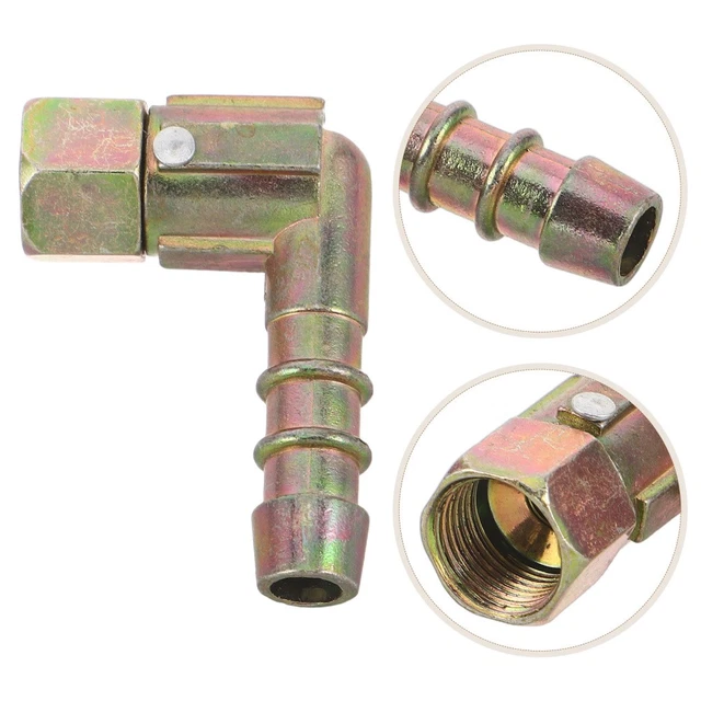 GAS COOKER TUBE Fitting: 1/2 Inch Elbow Adapters Threaded Inlet Joints ...