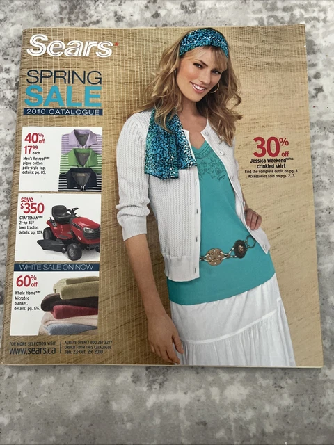 VINTAGE 2010 SEARS Spring Sale Catalog Model January HTF Rare Canada ...