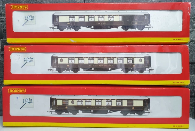 410. HORNBY 'OO' GAUGE R4144/4166/4146 3 PULLMAN COACHES No.35, 248 ...