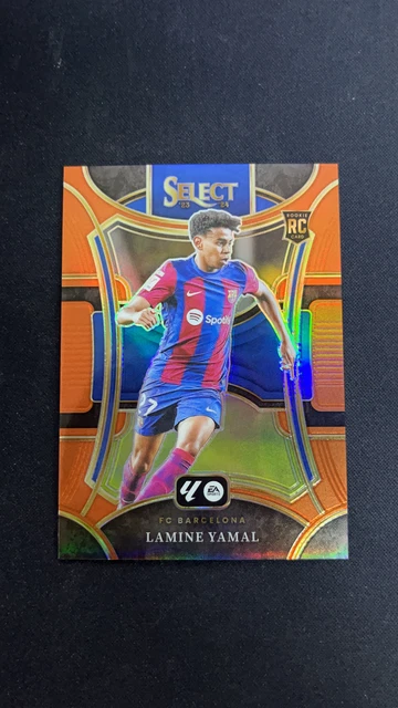 LAME YAMAL 2023-24 Select La Liga #136 Mezzanine Orange Prizm Rookie Rc ...