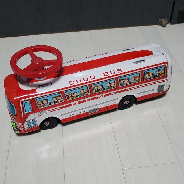 CENTRAL BUS TIN Toy Ichiko Metal Toy Retro £248.68 - PicClick UK